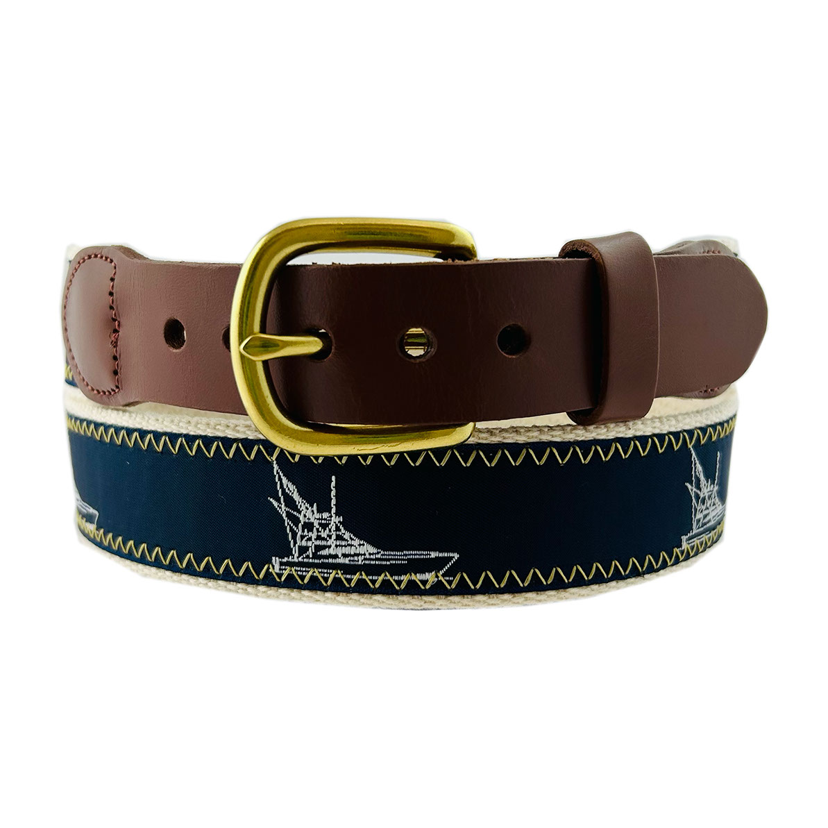 Design Your Own Motif ZigZag Belt: Eliza B & Leather Man Ltd