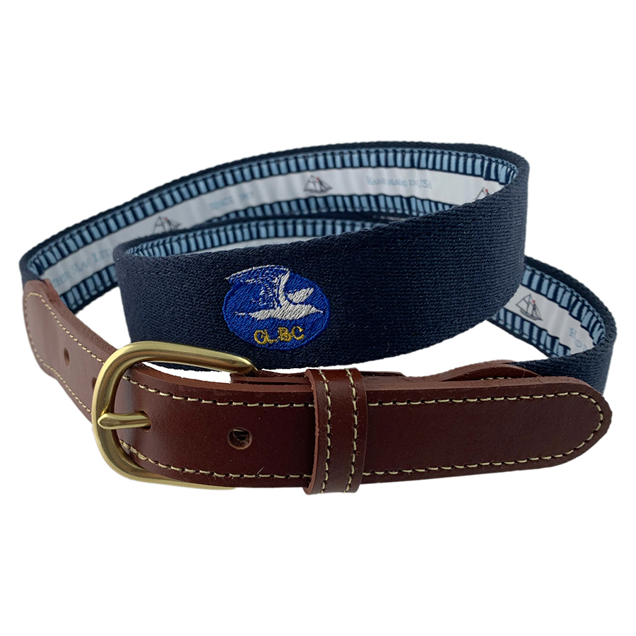 OLBC Surcingle Embroidered Belt: Eliza B & Leather Man Ltd